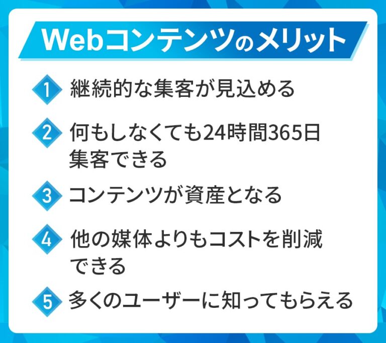 Webコンテンツとは？目的や例・種類などをまとめて紹介 | SEOの知恵袋
